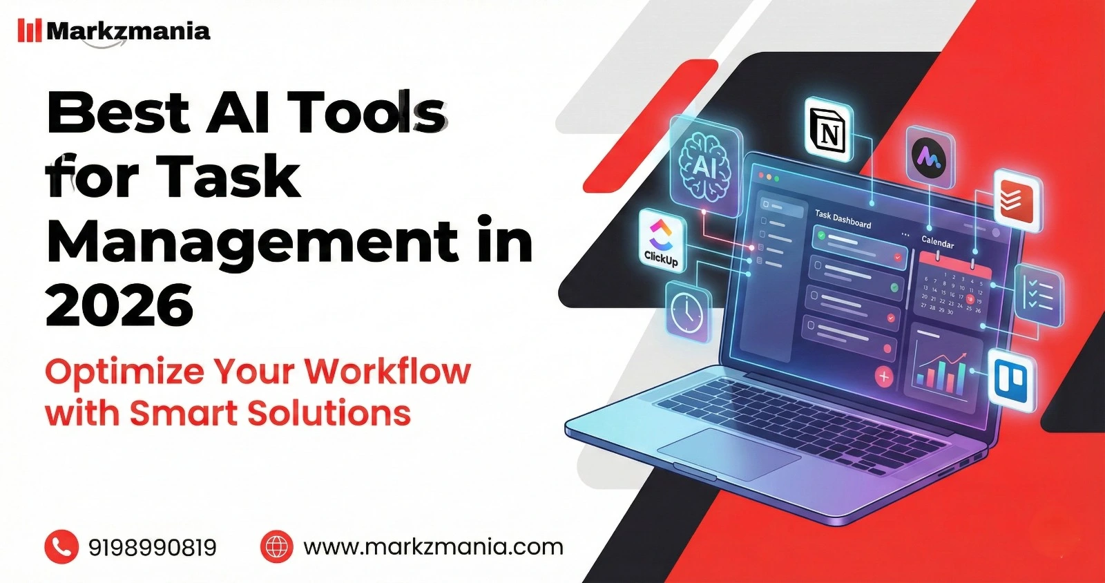 Best AI Tools for Task Management in 2026 - Markzmania